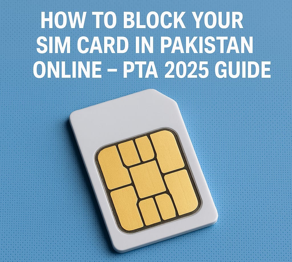 "How To Block Your SIM Card In Pakistan Online – PTA 2025 Guide » Tech, Politics, Movies ...